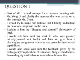 Intel in China- case analysis | PPTX