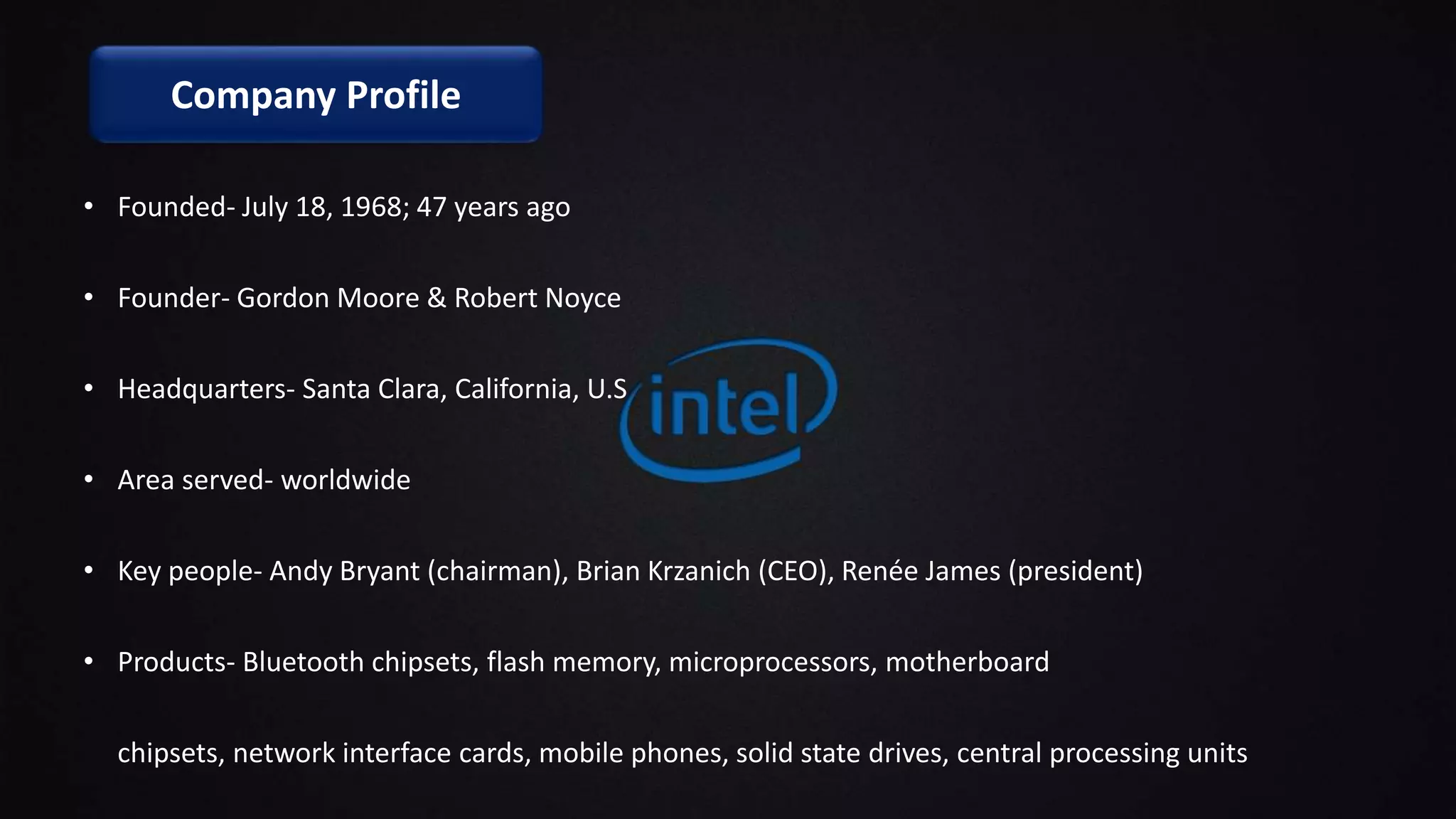 Intel - Business Model | PPTX