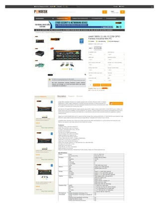 Intel® 3865U 2 LAN 10 COM GPIO Fanless Industrial Mini PC.pdf