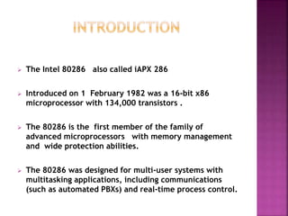 Intel 80286 | PPTX
