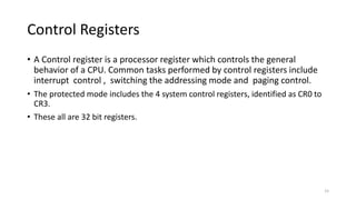 Intel 80386 Microprocessor Registers Pptx