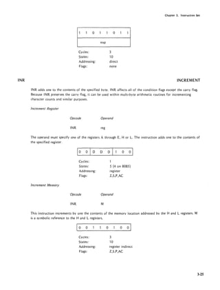 Intel 8080 8085 assembly language programming 1977 intel | PDF