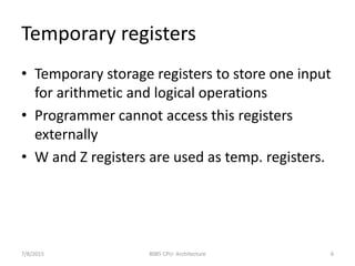 Intel 8085 architecture | PPT