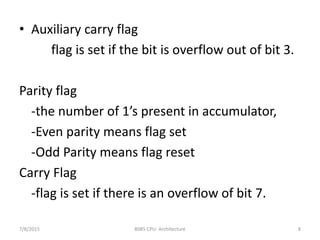 Intel 8085 architecture | PPT