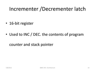 Intel 8085 architecture | PPT
