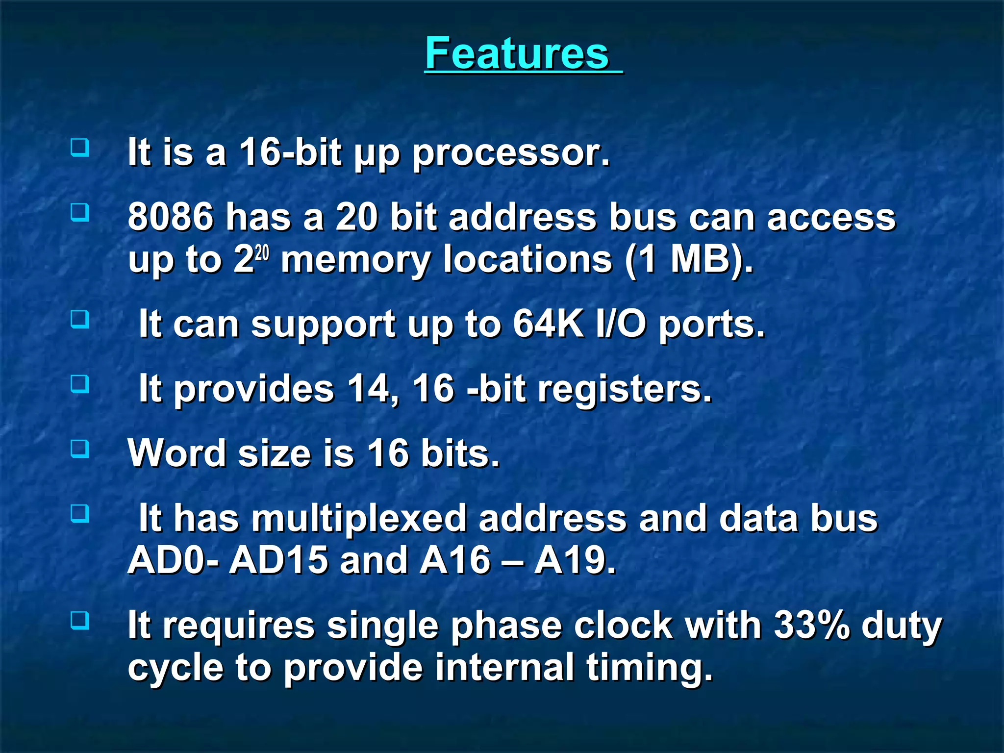 Intel 8086 | PPT