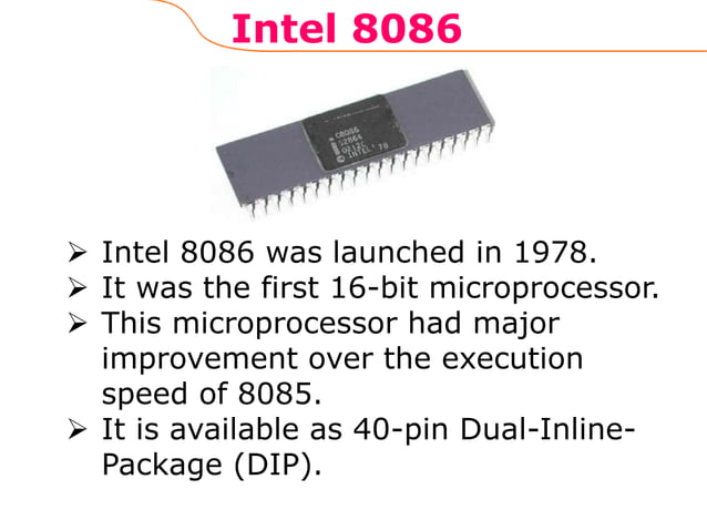 Intel 8086 internal architecture & pin diagram | PPTX