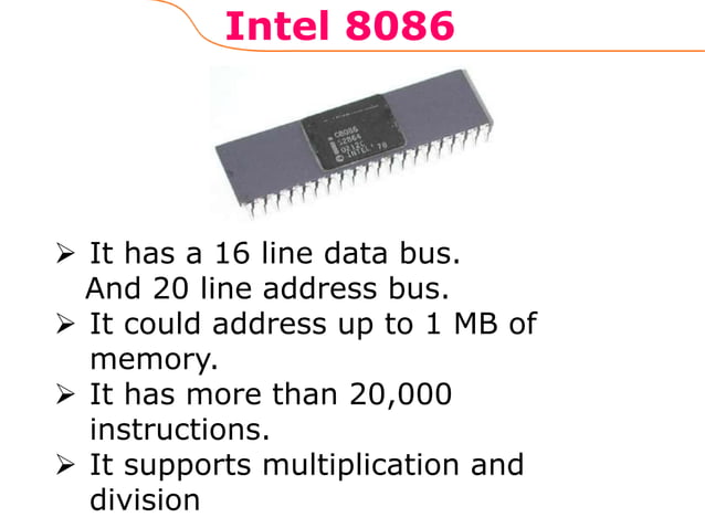 Intel 8086 internal architecture & pin diagram | PPTX