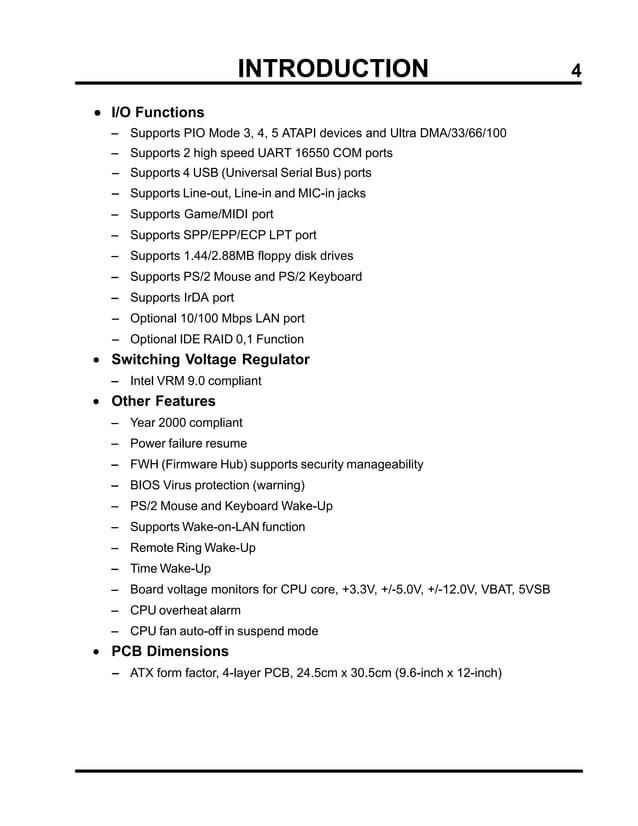 Intel 845 chipset family | PDF