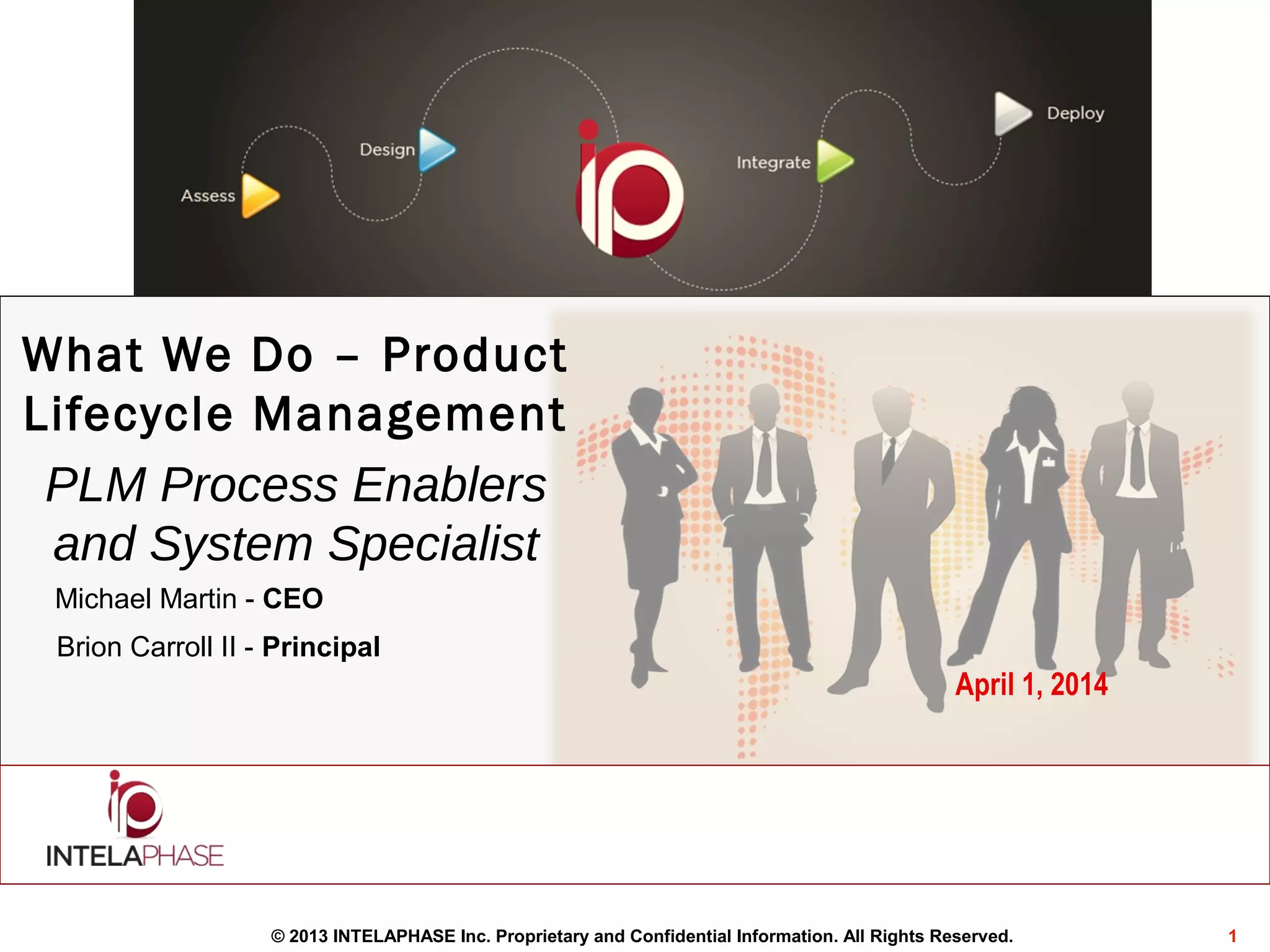 Intelaphase plm presentation | PPT