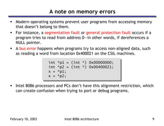 Intel architectuer | PPT