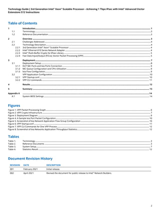 3rd Generation Intel® Xeon® Scalable Processor - Achieving 1 Tbps IPsec ...