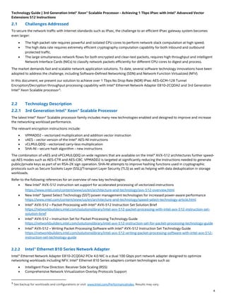 3rd Generation Intel® Xeon® Scalable Processor - Achieving 1 Tbps IPsec with Intel® Advanced ...
