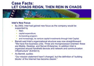 Case Study:Intel Beyond 2003 | PDF | Computing | Technology & Computing