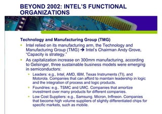 Case Study:Intel Beyond 2003 | PDF | Computing | Technology & Computing
