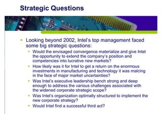 Case Study:Intel Beyond 2003 | PDF | Computing | Technology & Computing