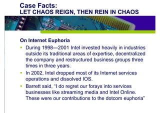 Case Study:Intel Beyond 2003 | PDF | Computing | Technology & Computing