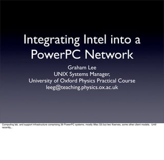 Intel Briefing Notes | PPT
