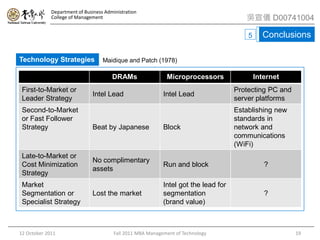 Case Study: Intel Corporation 1968-2003 | PDF