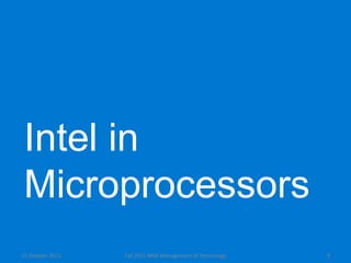 Case Study: Intel Corporation 1968-2003 | PDF