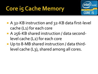 Intel core i5 | PPTX