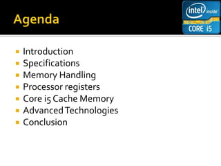 Intel core i5 | PPTX