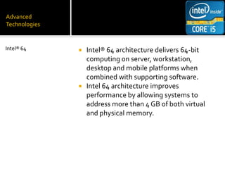 Intel core i5 | PPTX