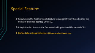 Intel core i3 processor | PPTX