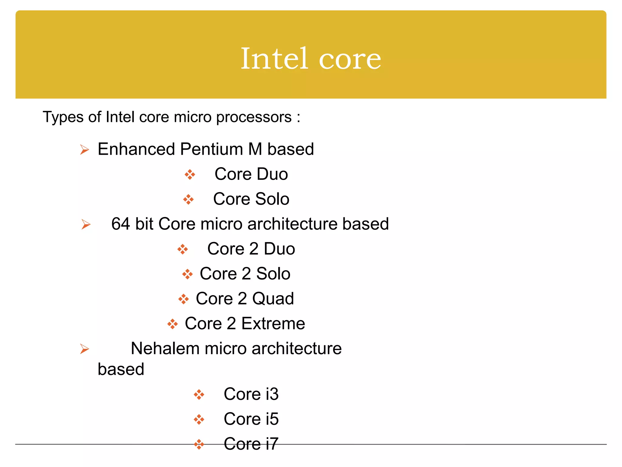 Intel core presentation mnk | PPTX