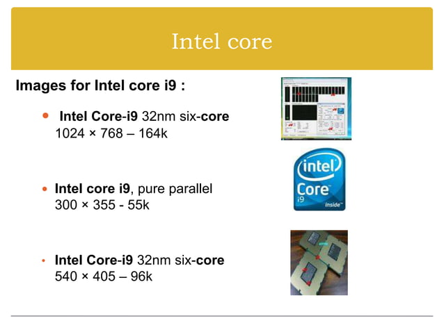 Intel core presentation mnk | PPTX | Laptops | Computing