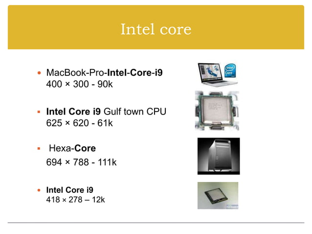 Intel core presentation mnk | PPTX | Laptops | Computing