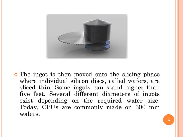 Intel CPU Manufacturing Process | PDF | Chemistry | Science