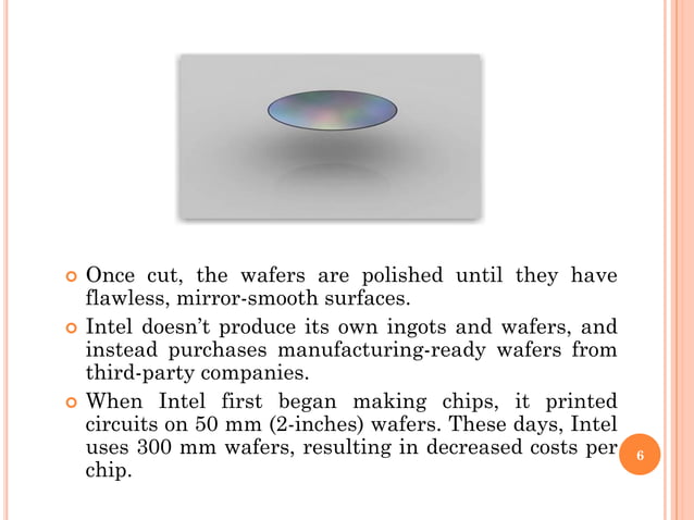 Intel CPU Manufacturing Process | PDF | Chemistry | Science