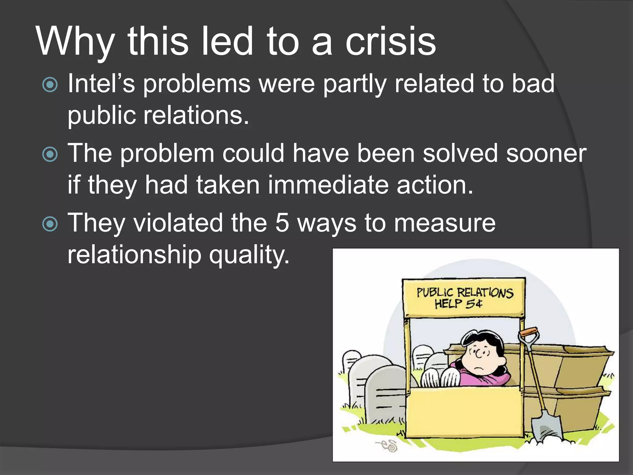 Intel crisis pr theory | PPTX