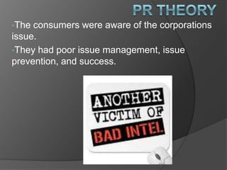 Intel crisis pr theory | PPTX
