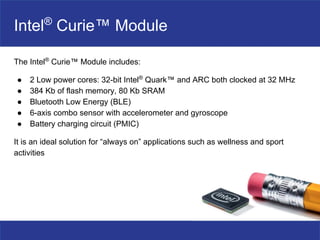 Intel Curie Presentation | PPT