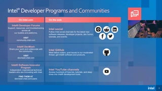 Intel Developer Program | PPT