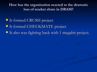 Intel dram case study presentation | PPT