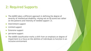 Intelectual disability | PPTX