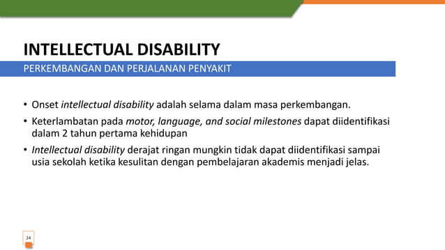 Intellectual Disability Diagnosis, Etiologiy, Treatment Plan | PPTX