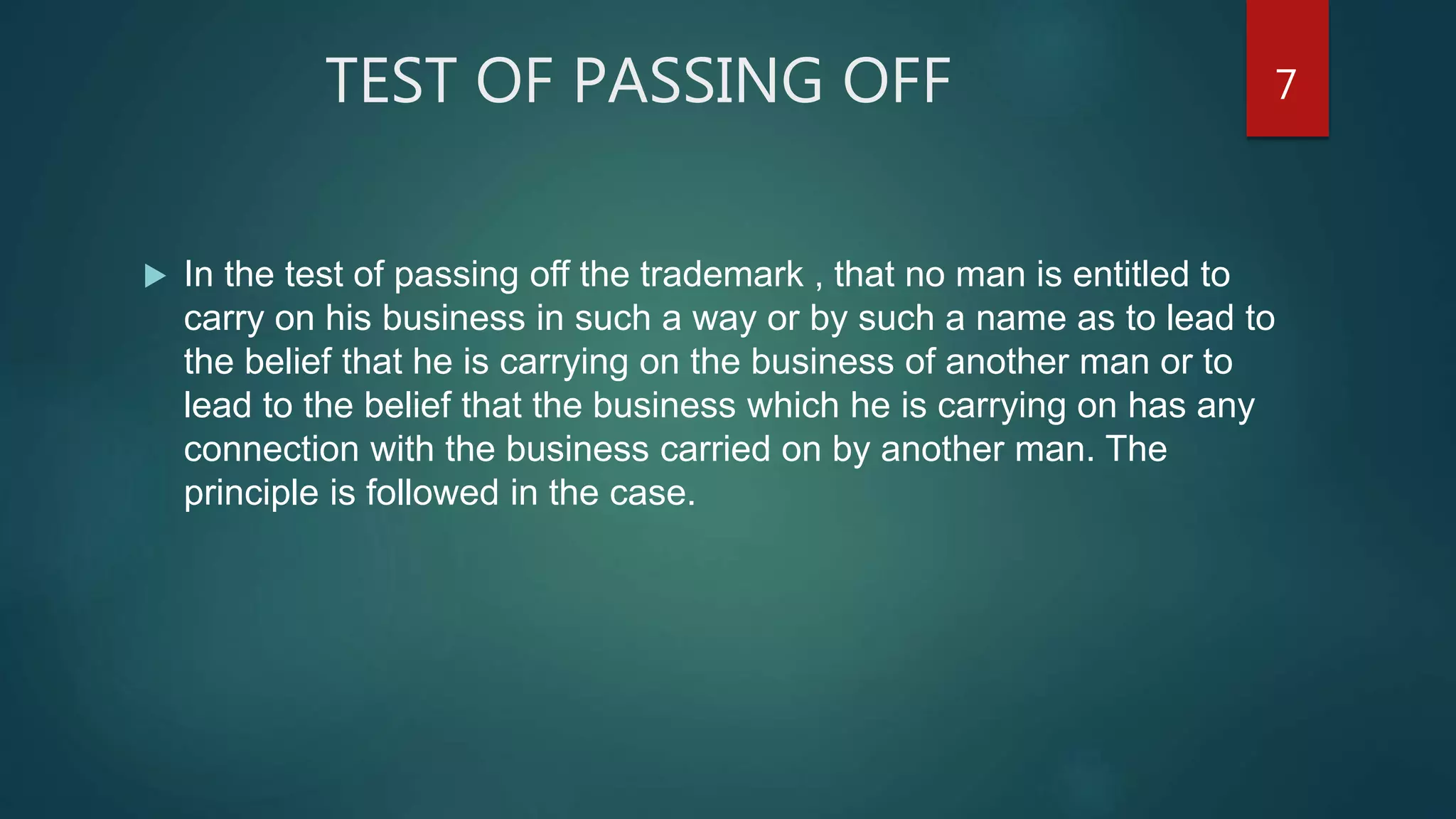 Intelectual property right and Passing Off | PPTX