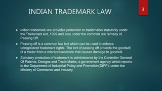 Intelectual property right and Passing Off | PPTX