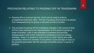 Intelectual property right and Passing Off | PPTX
