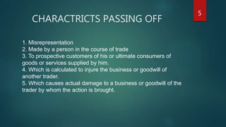 Intelectual property right and Passing Off | PPTX