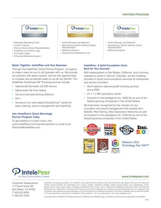 Channel Partner data sheet | PDF