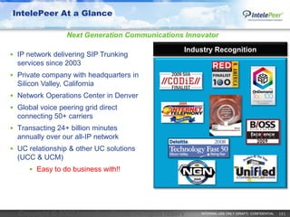 Intelepeer o view term-09292011 | PPT