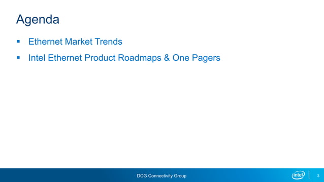 Intel® Ethernet Update | PPT