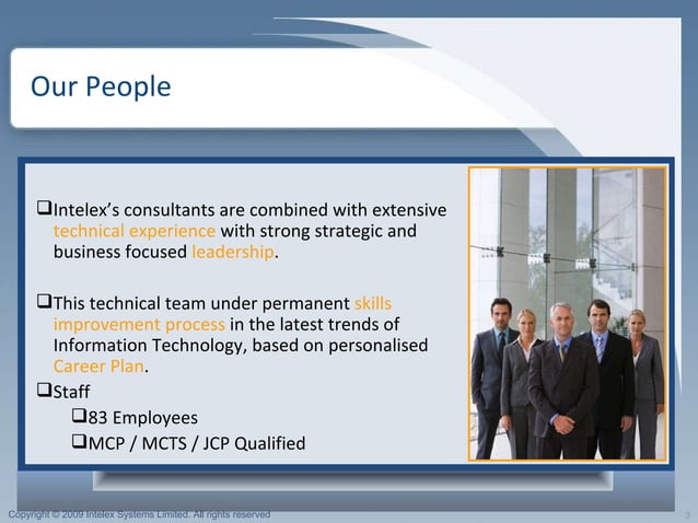 Intelex Company Presentation | PPS