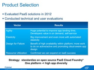 Intel Cloud Foundry and OpenStack | PPTX