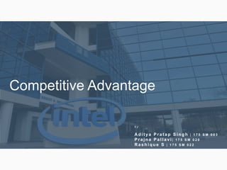 Competitive Advantage of Intel | PPT